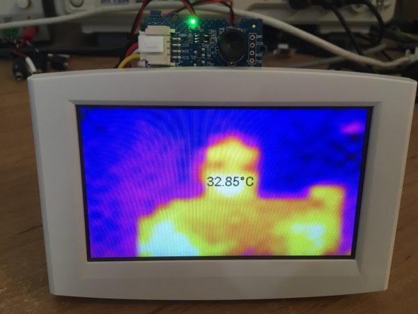 Interface GROVE MLX90640 thermal camera with the Blue Chip Technology ...